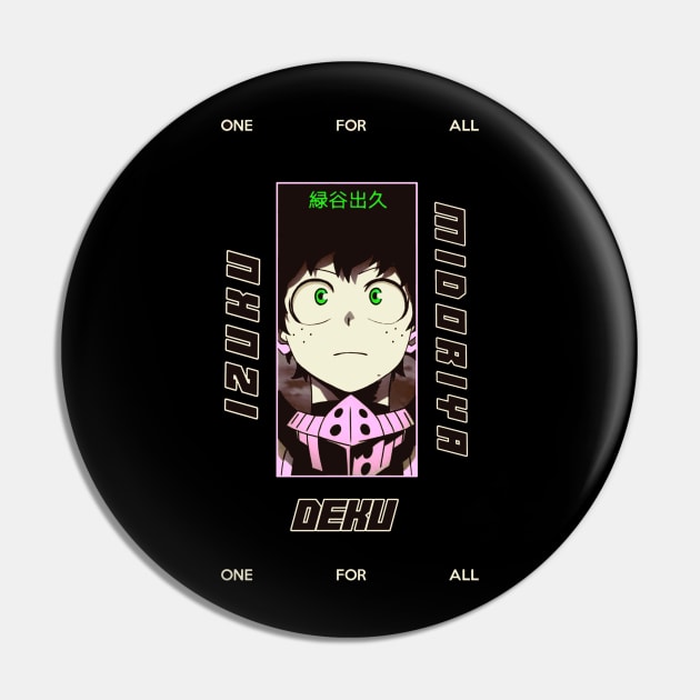Deku Izuku Midoriya Deku Pin Teepublic