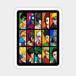 Anime Magnets for Sale | TeePublic