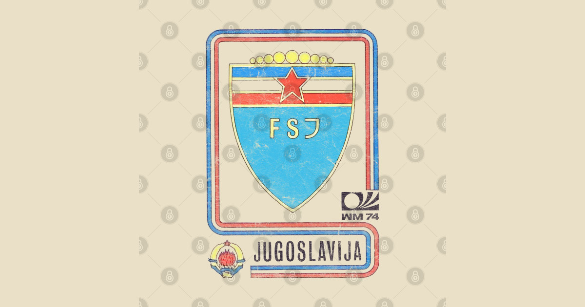 Yugoslavia / Vintage 70s Football Fan - Jugoslavija - T-Shirt | TeePublic