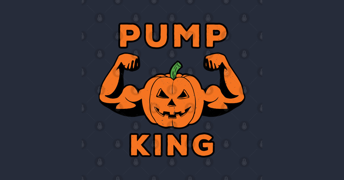 Pumpking Pumpkin Halloween Fitness Gym Workout - Halloween Pumpkin - T ...