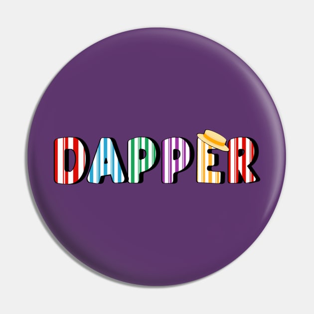 Dapper - Dapper Dans - Pin | TeePublic