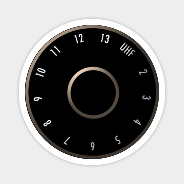 VHF Dial - Vhf - Magnet | TeePublic