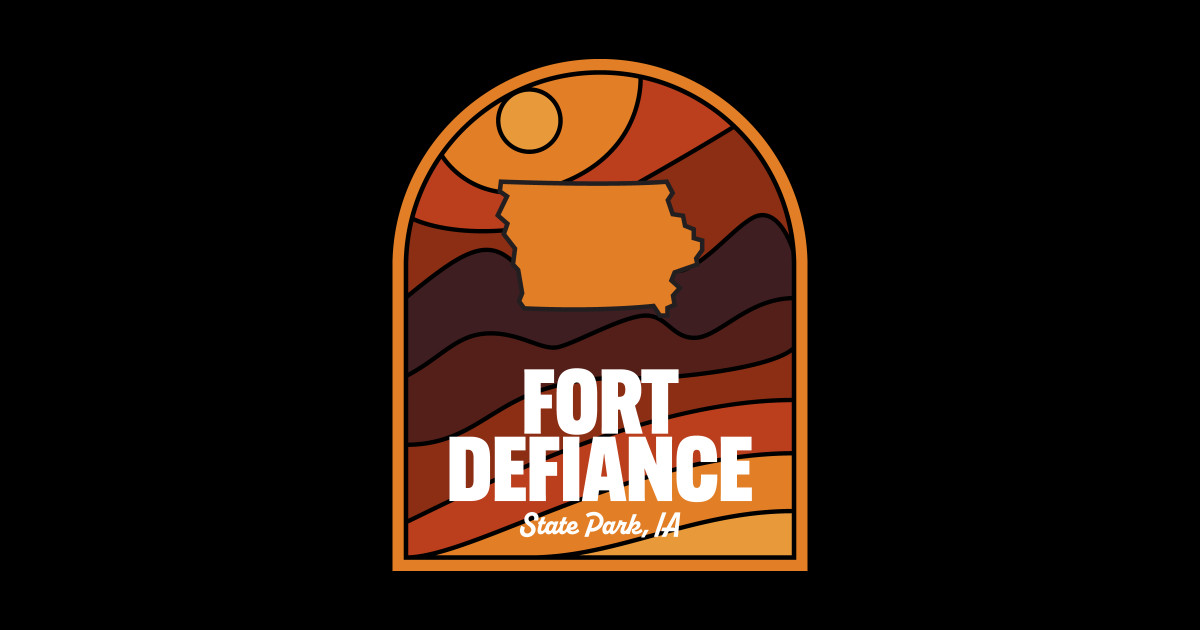 Fort Defiance State Park Iowa - Fort Defiance State Park Ia - Sticker ...