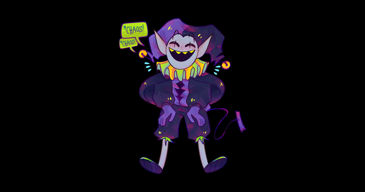 Jevil (Deltarune) - Deltarune - Sticker | TeePublic