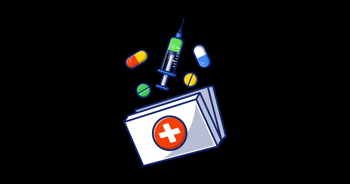 Medicine Storage Box, Injection, Pills And Tablets - Medicine - Sticker ...