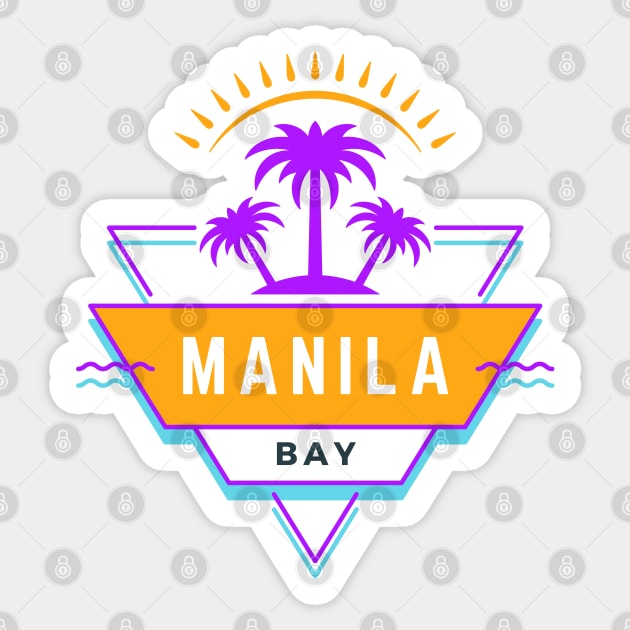 Manila Bay - Manila - Sticker | TeePublic