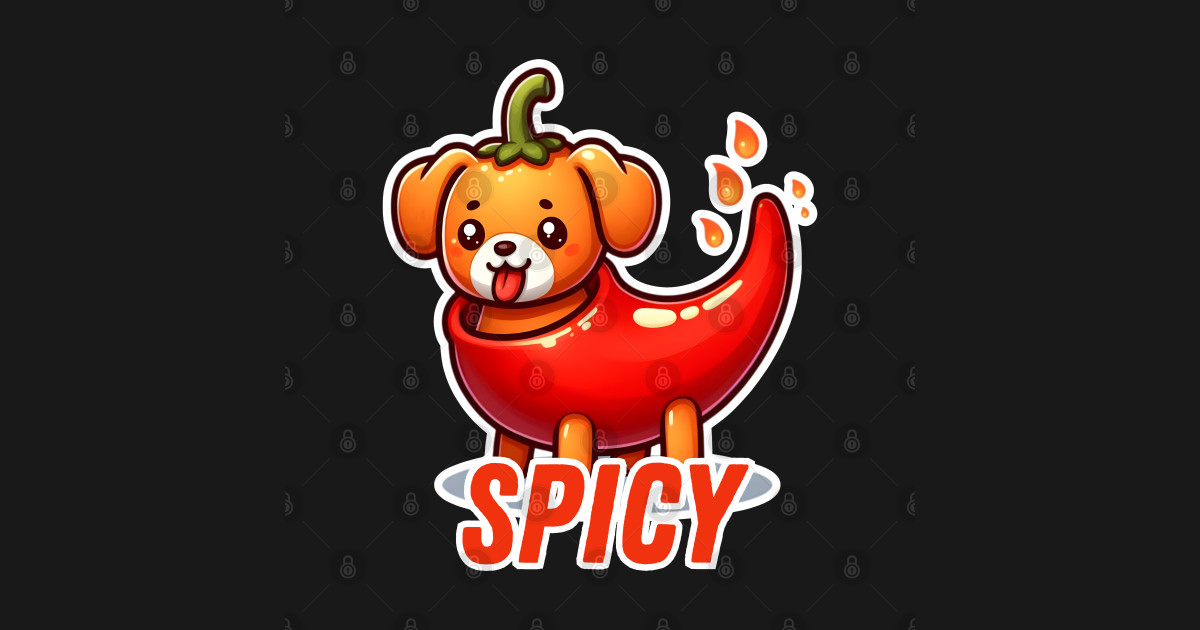 Spicy Chilli Dog - Dog - T-Shirt | TeePublic