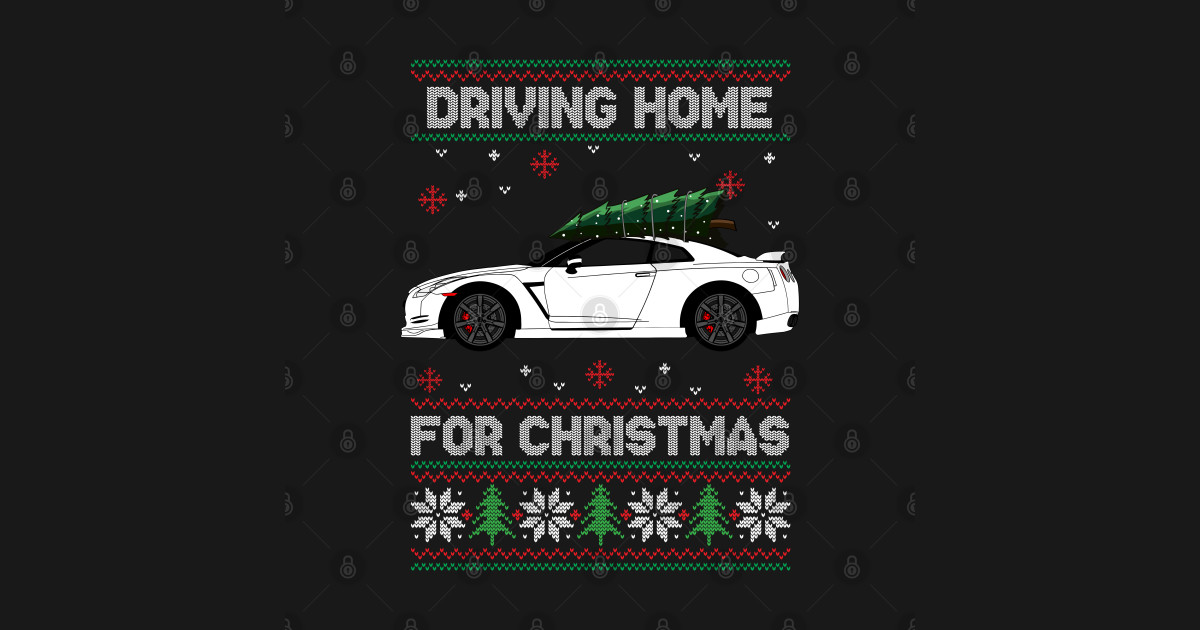 Christmas Ugly Sweater R35 GTR Skyline JDM Tuning Car - Ugly Sweater ...