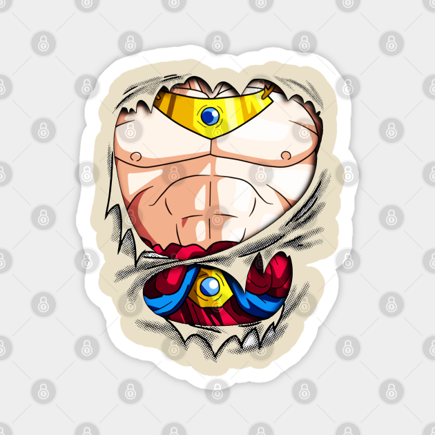 Broly Chest Movie Dragon Ball Broly Chest Movie Dragon Ball Magnet Teepublic