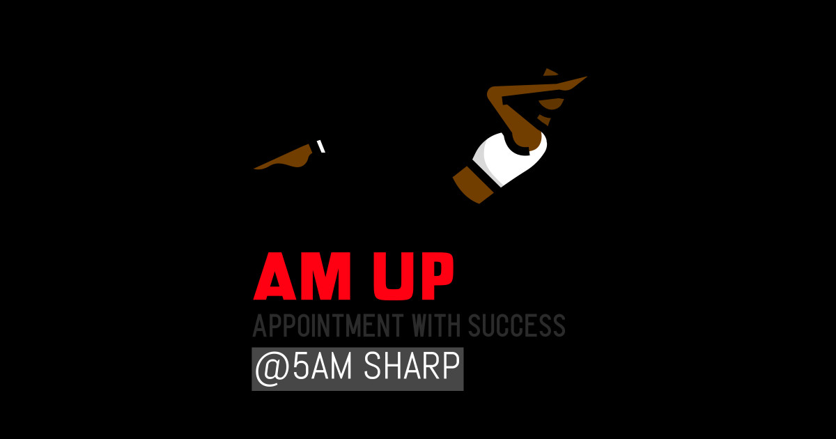 AM UP for 5AM WORK OUT - Gym - Sticker | TeePublic