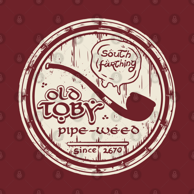 Old Toby Pipe-weed - Hobbit - Pillow | TeePublic
