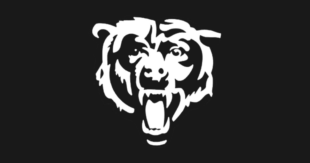Chicago Bears (White Logo) - Chicago - Sticker | TeePublic