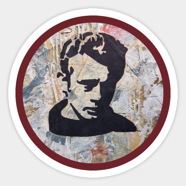 James Dean Homage - James Dean - Sticker | TeePublic
