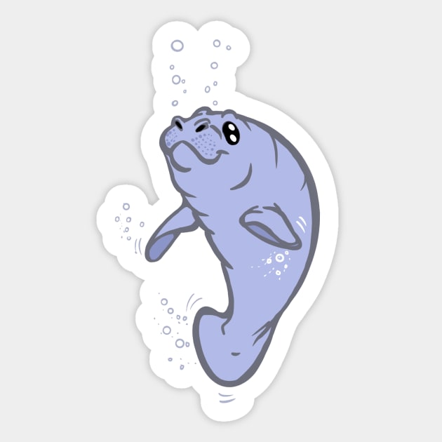 baby manatee cartoon