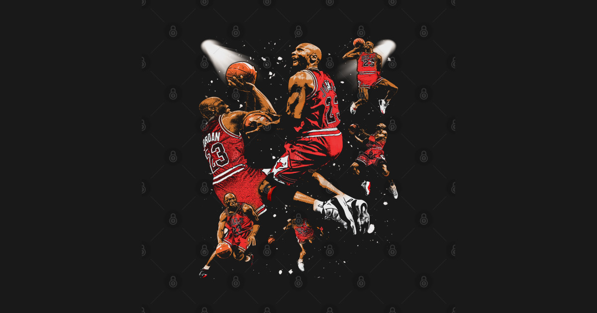 Michael Jordan Collage - Michael Jordan - T-Shirt | TeePublic