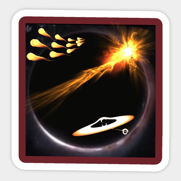 Beautyful Universal design. - Universal - Sticker | TeePublic