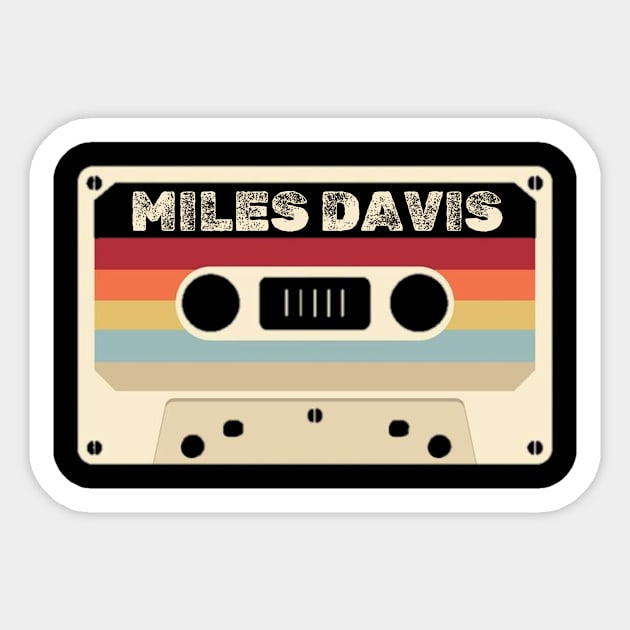 Miles Davis vintage - Miles Davis - Sticker | TeePublic