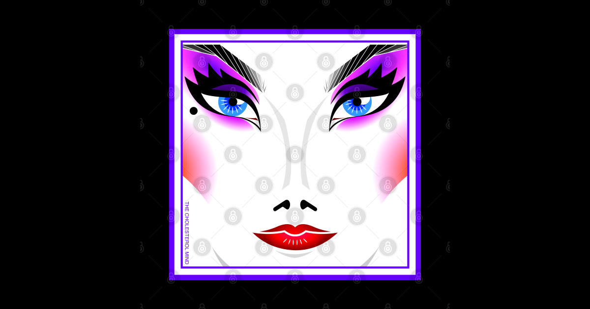ELVIRA: MAKEUP POP ART - Elvira Mistress Of The Dark - Sticker | TeePublic