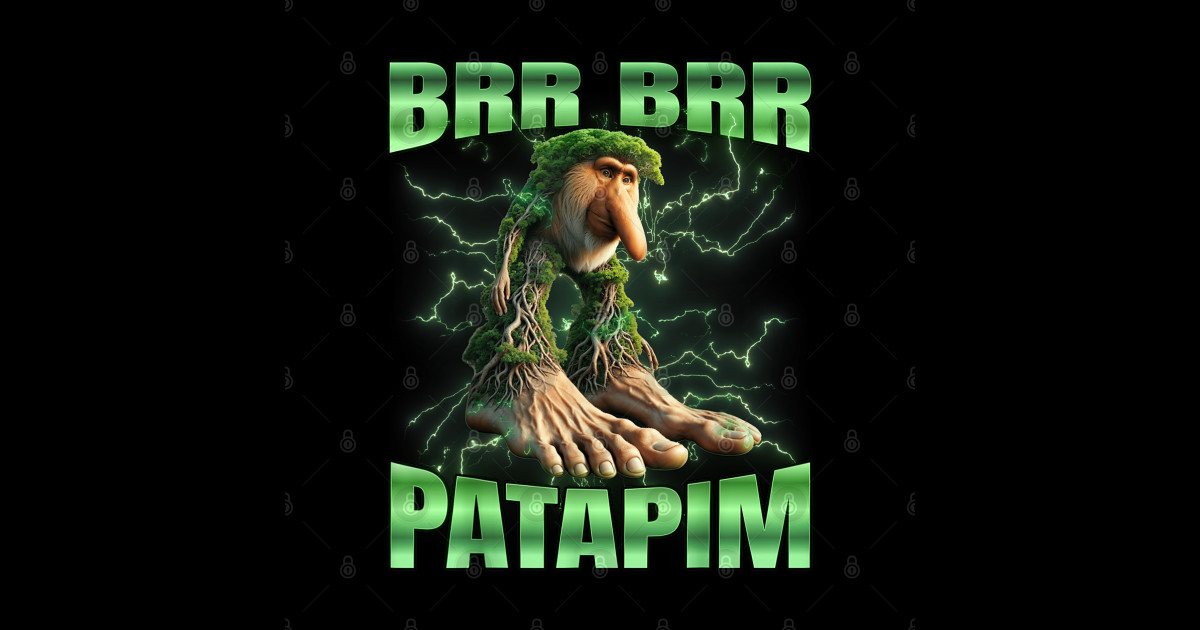 funny Brr Brr Patapim vintage 2025 - Brr Patapim - Posters and Art ...