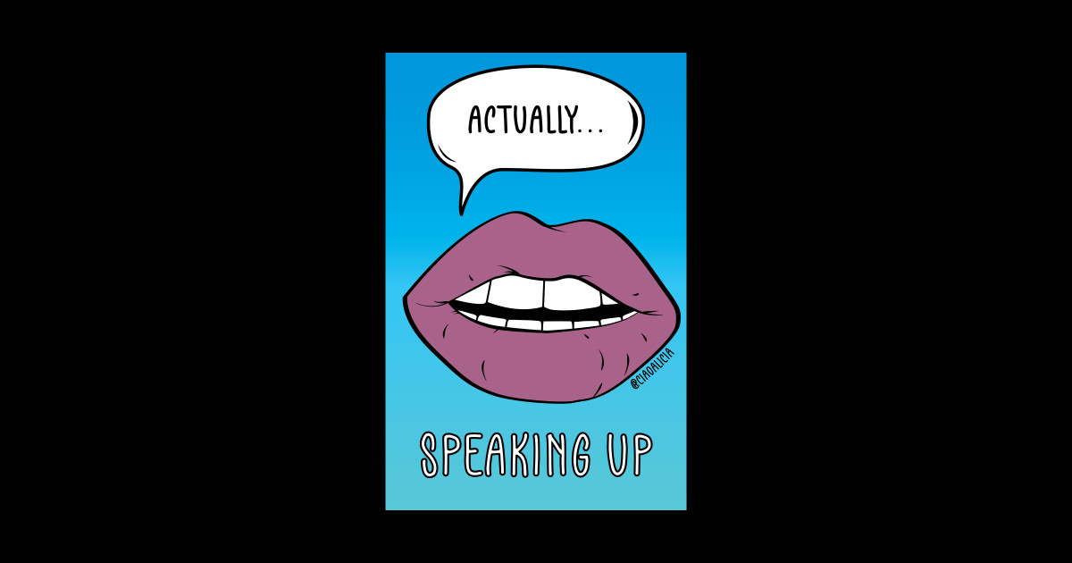 Speak Up - Wellbeing - Sticker | TeePublic