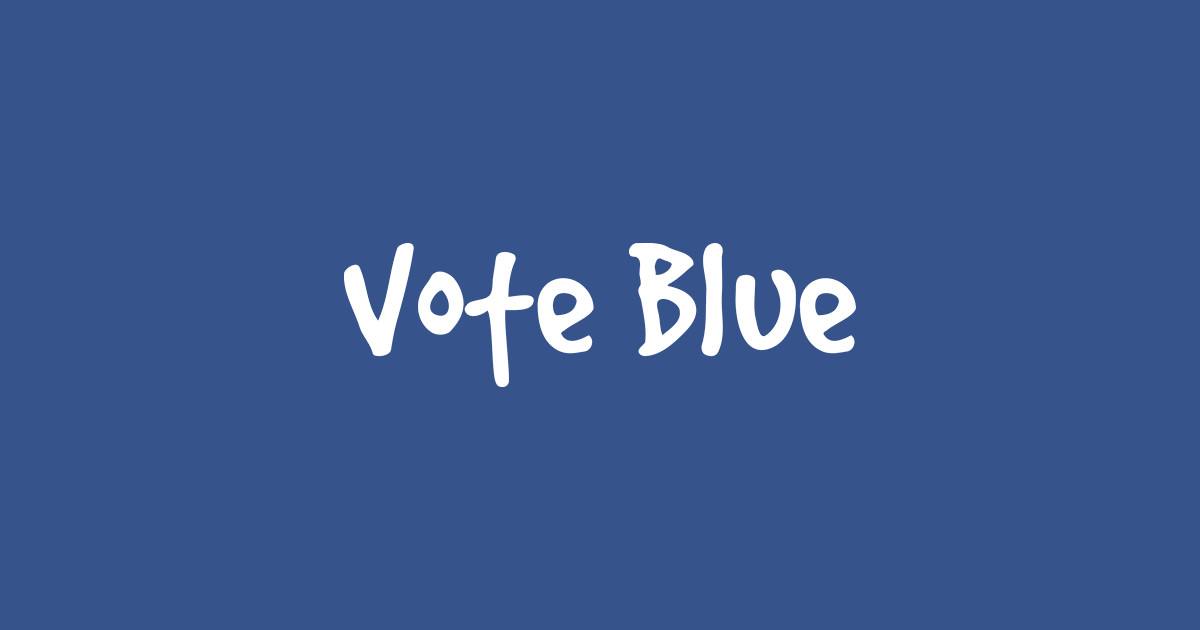 Vote Blue - Democrat - T-Shirt | TeePublic