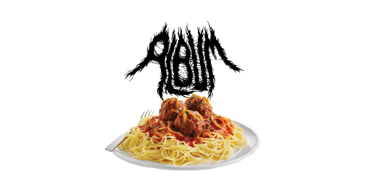 ALBUM Spaghetti - Band Merch - T-Shirt | TeePublic