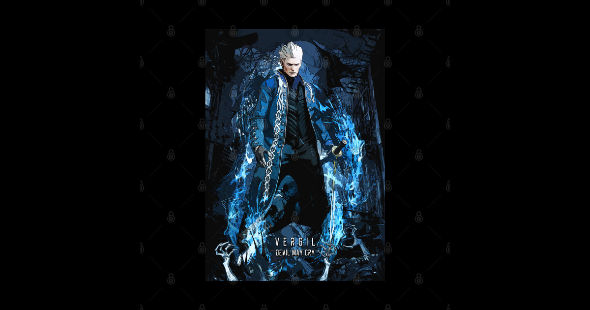 Devil May Cry 3 Vergil - Vergil - Sticker | TeePublic