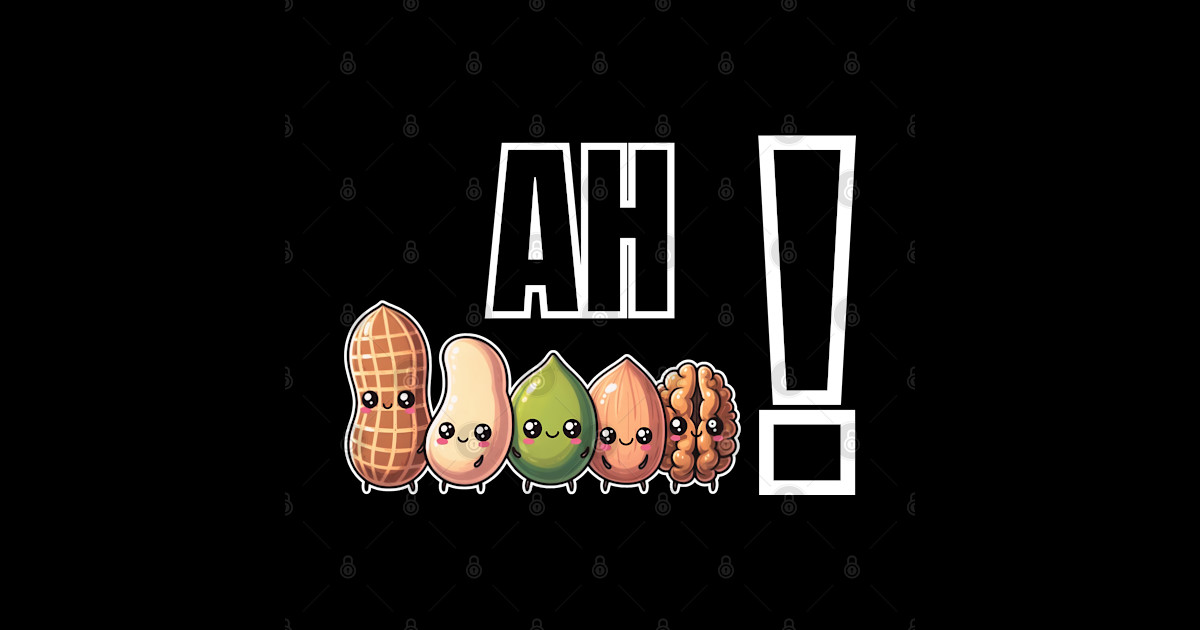Ah Nuts! - Nuts - Sticker | TeePublic