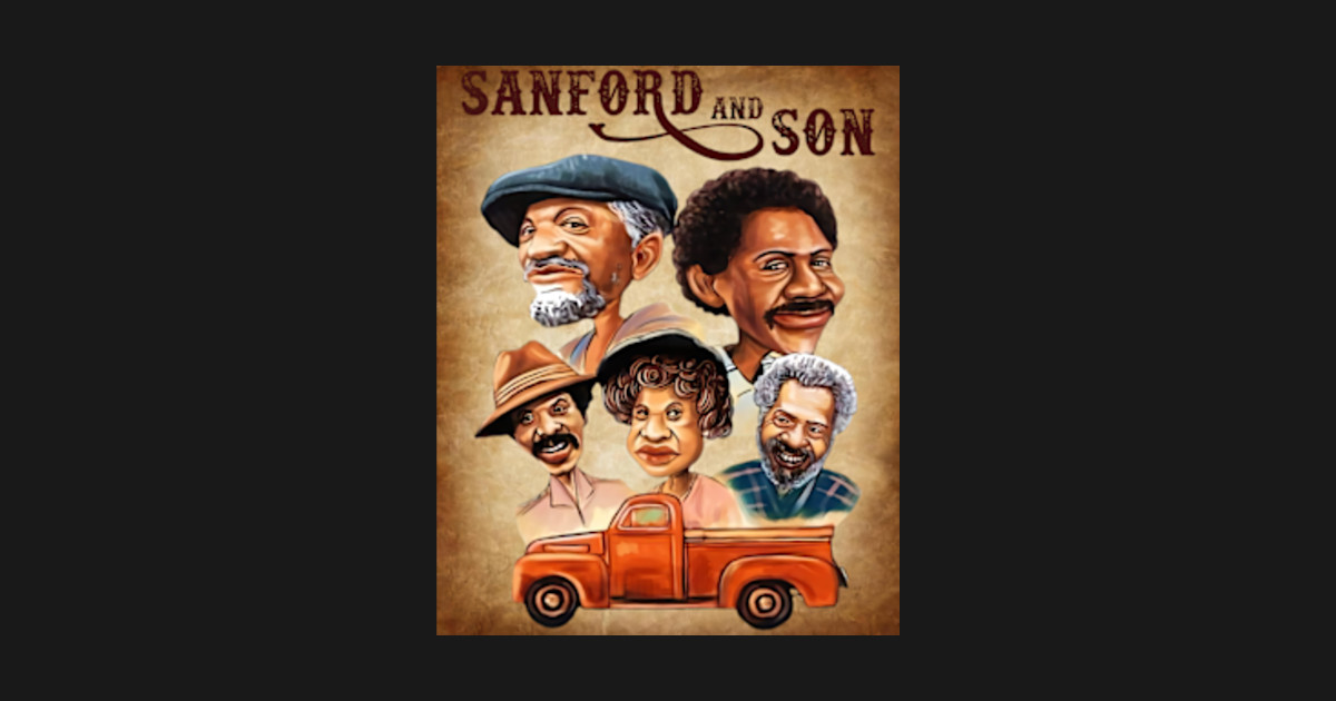 Sanford and Sons characters - Sanford And Son - T-Shirt | TeePublic