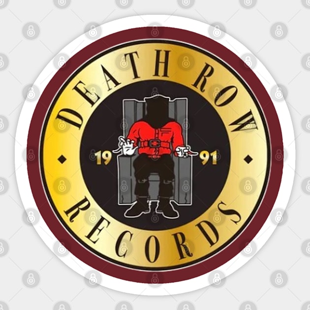 Death Row Record // Emblem - Death Row - Sticker | TeePublic