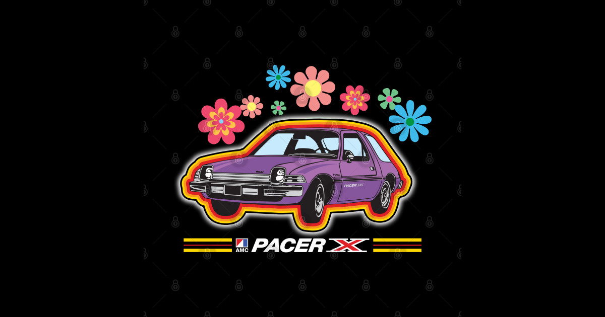 Pacer X Car - Pacer - Sticker | TeePublic