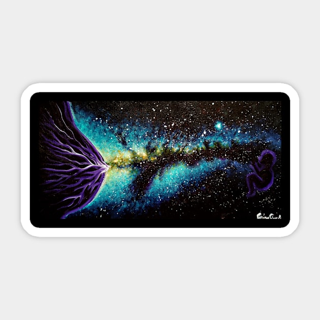 The legend of the Milky way - Milky Way - Sticker | TeePublic