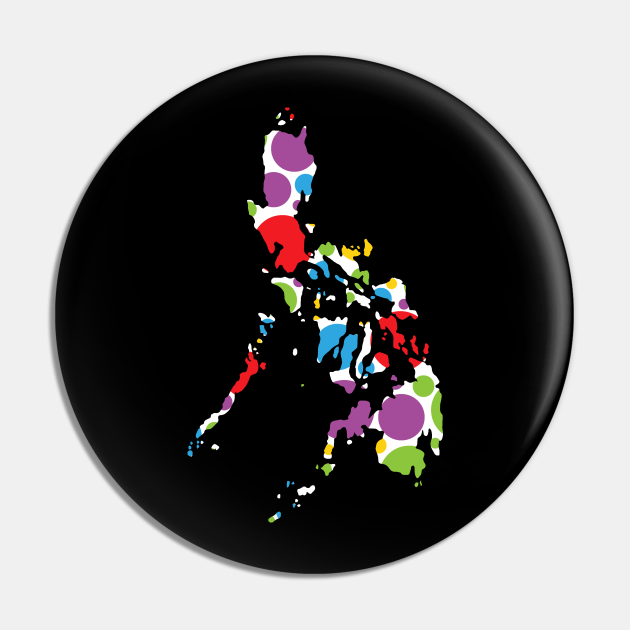 Philippines Map Logo - Philippine Map - Pin | TeePublic