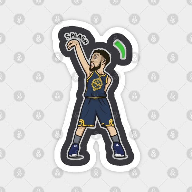 Klay Thompson Cartoon Style - Klay Thompson Cartoon - Magnet | TeePublic
