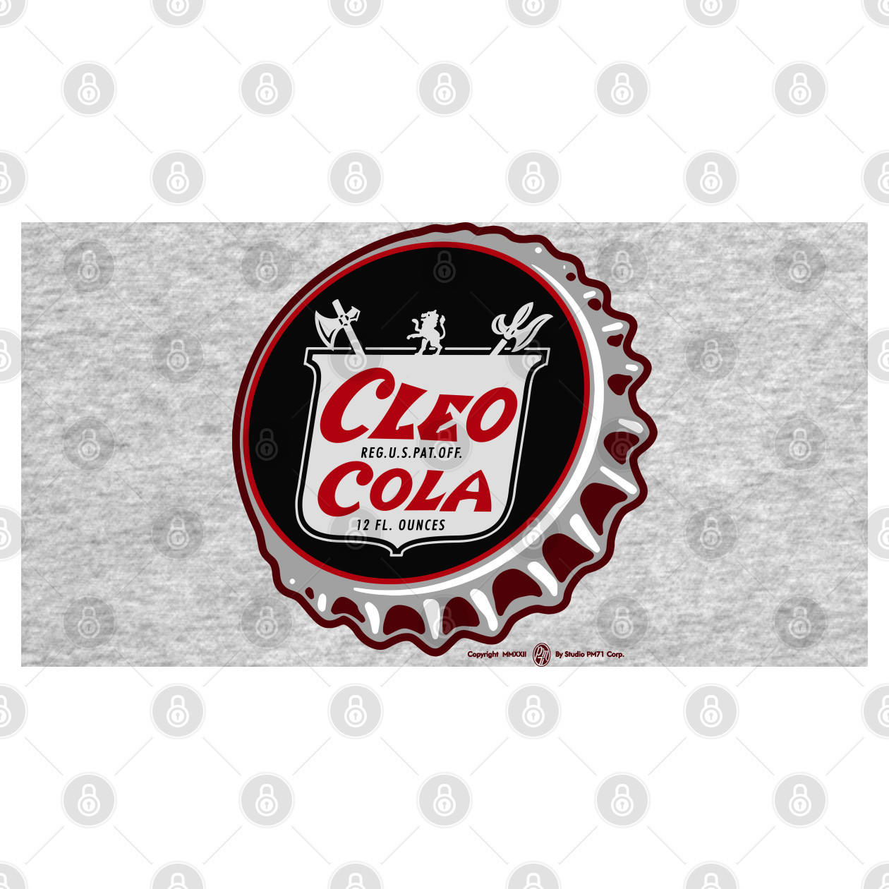 Vintage Cleo Cola Bottlecap - Retro Vintage Aesthetic - T-Shirt | TeePublic