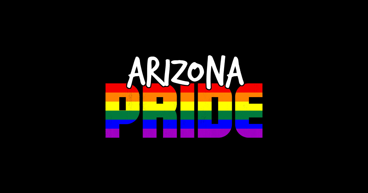 Arizona Pride - Arizona LGBT Flag - Lgbt - Sticker | TeePublic
