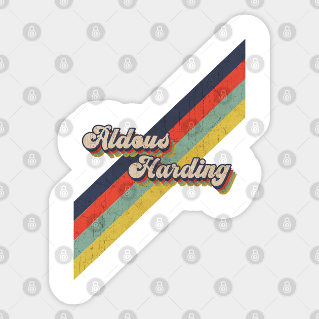 retro vintage color Aldous Harding - Aldous Harding - Sticker | TeePublic