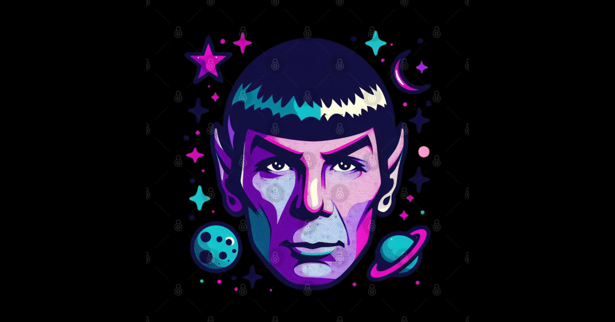 Spock Pop Art - Spock - Sticker | TeePublic