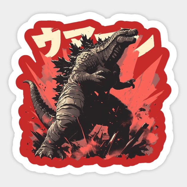 godzilla - Godzilla - Sticker | TeePublic