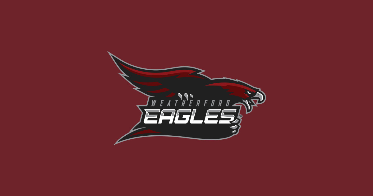 Weatherford Eagles- Full Logo - Weatherford Eagles - Sticker | TeePublic