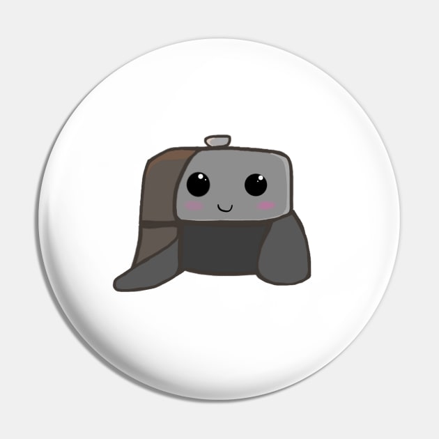 Kawaii Ushanka - Kawaii Ushanka - Pin | TeePublic