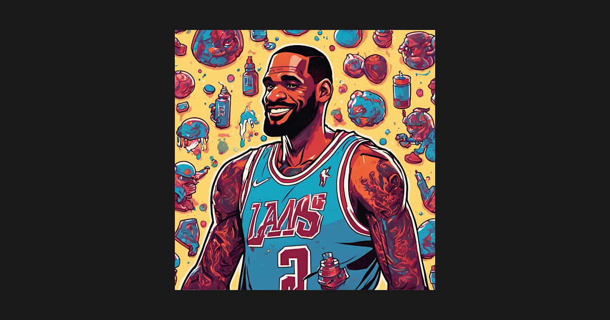 Lebron James Fan Art - Lebron - T-Shirt | TeePublic