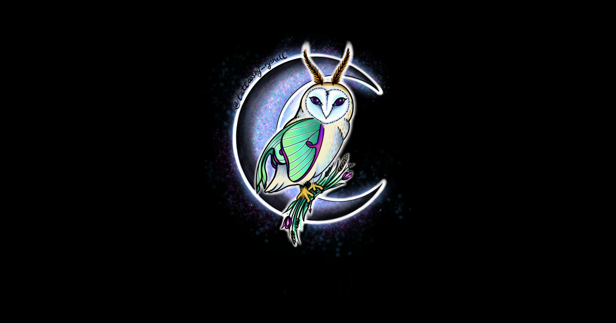 Luna Owl - Owl - Sticker | TeePublic