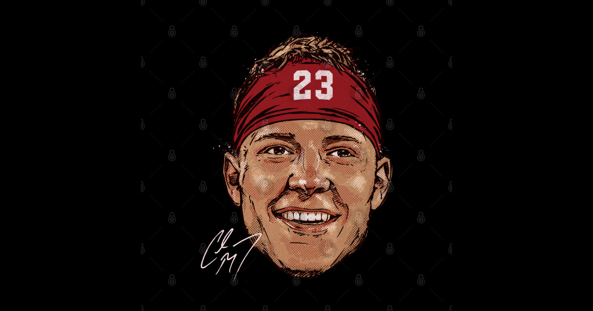 Christian McCaffrey San Francisco Smile - Christian Mccaffrey - Sticker ...