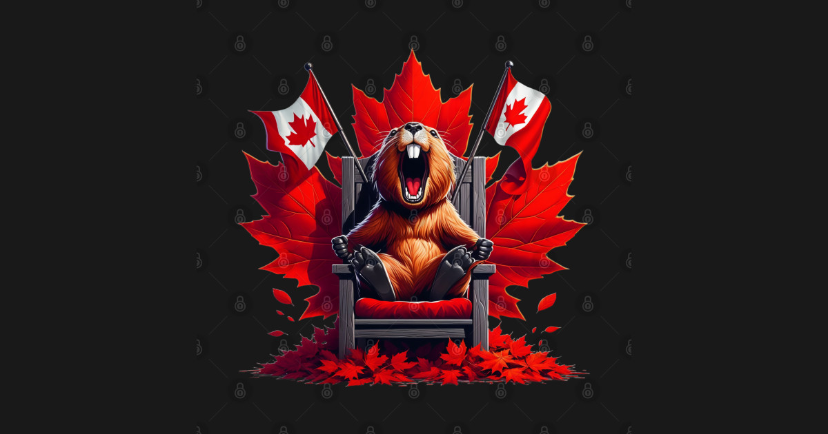 Screaming beaver Patriotic Beaver: Canadian Pride Parade - Beaver ...