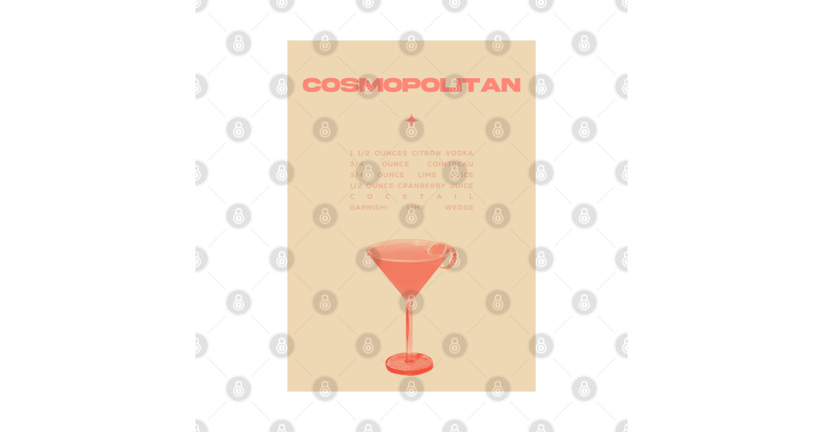 Cosmopolitan Poster - Cosmopolitan - T-Shirt | TeePublic