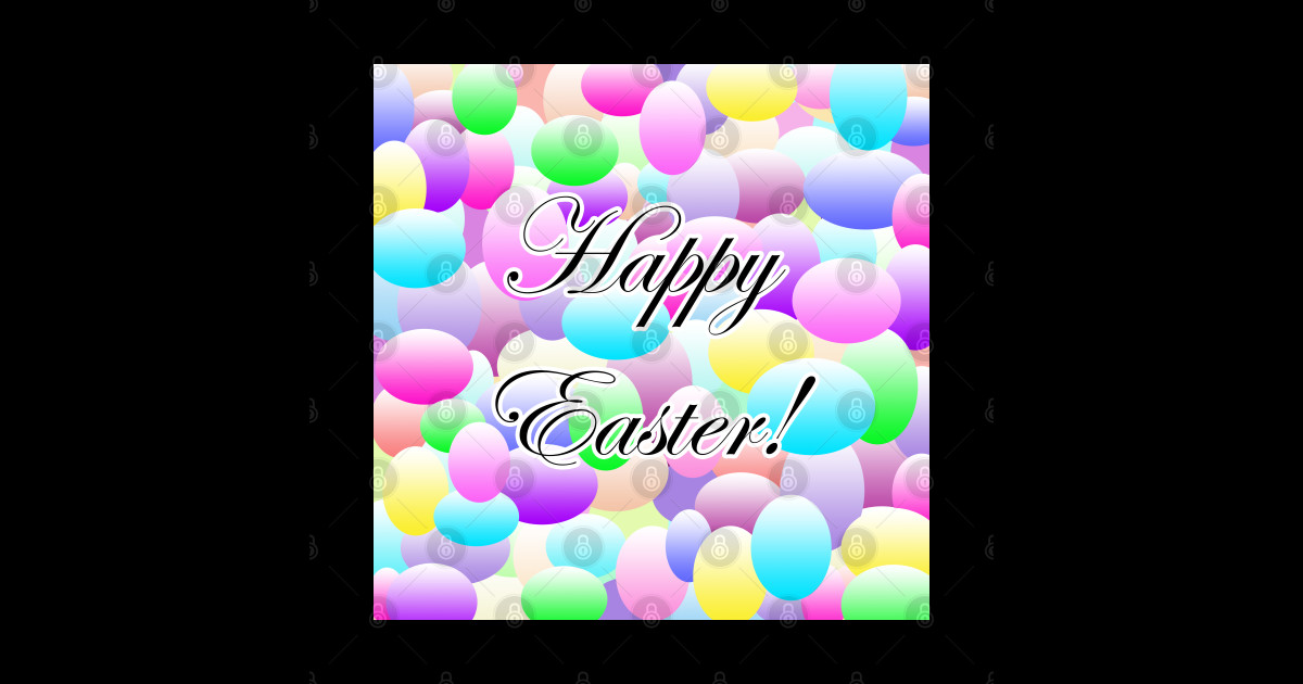 Happy Easter Light - Happy Easter - Sticker | TeePublic