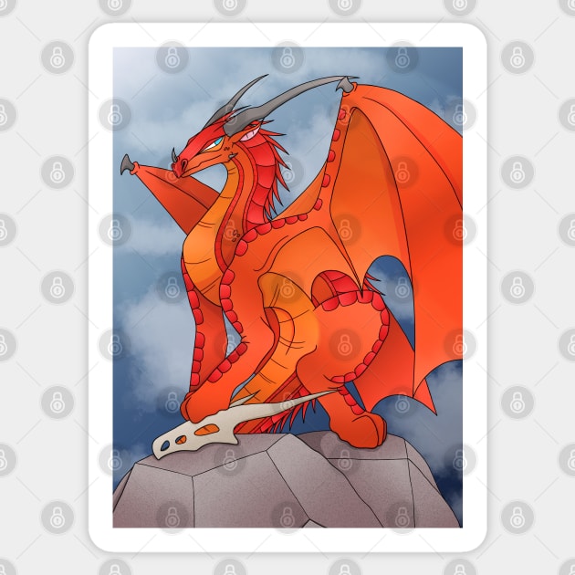 Wings of Fire - Peril - Wings Of Fire - Sticker | TeePublic