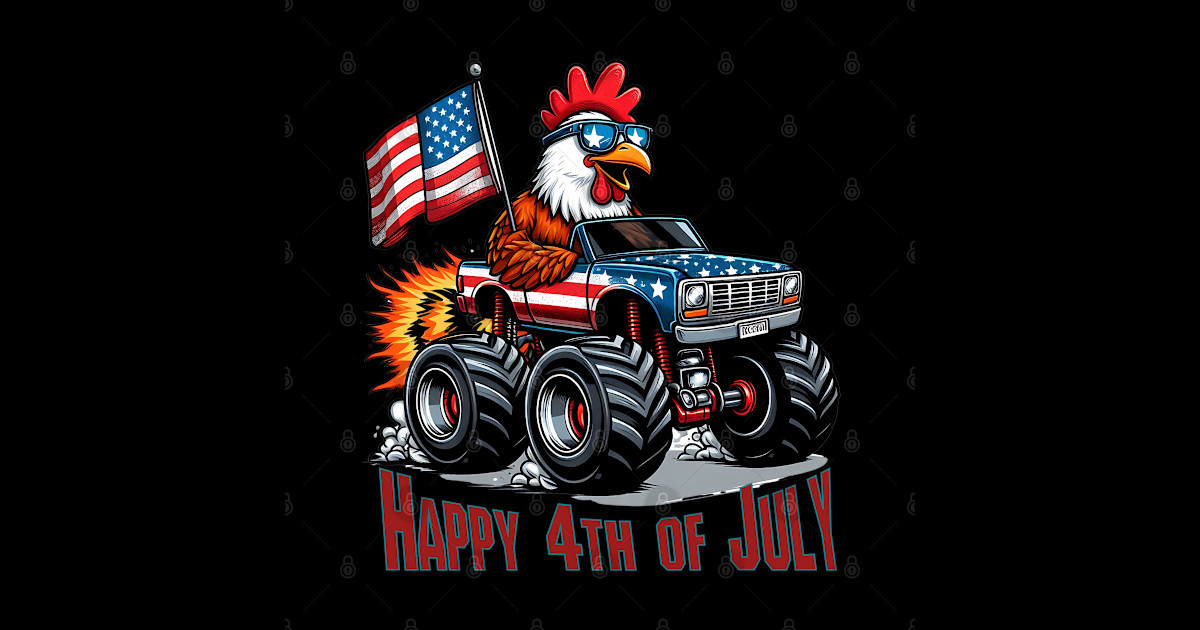 Chicken celebrate 4th of July. Fourth of July celebration - 4th Of July ...