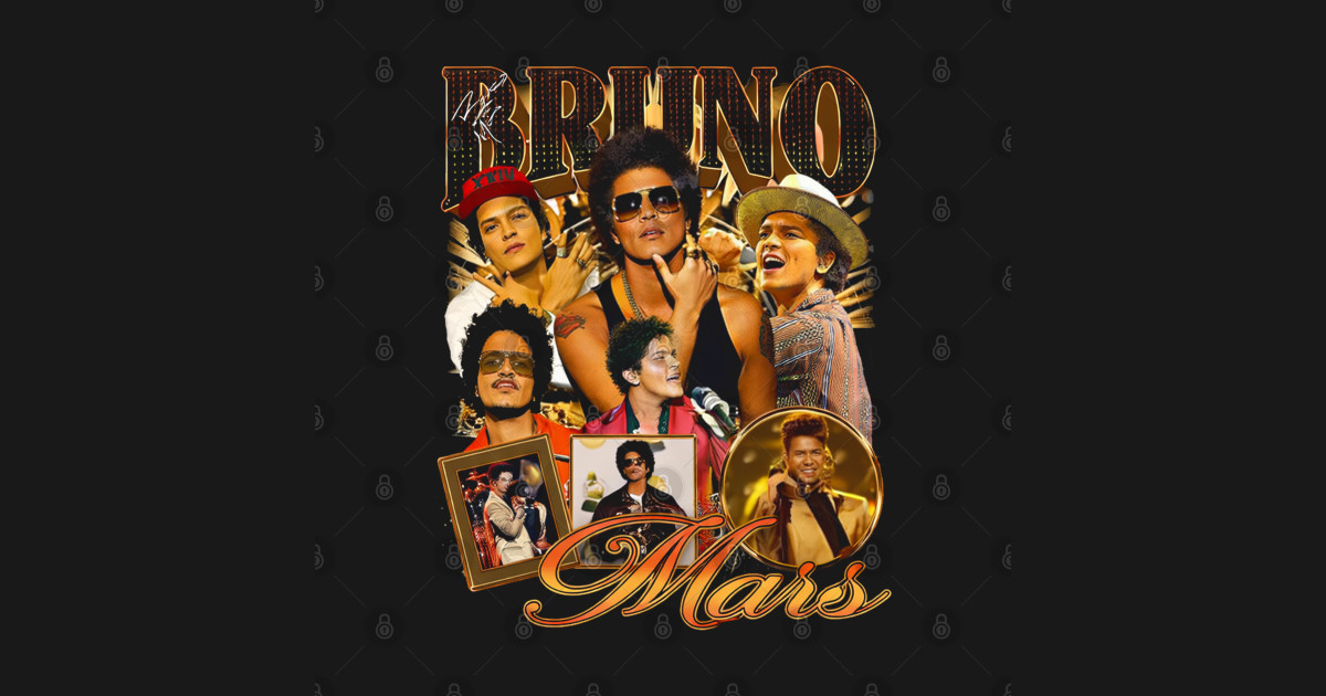 Bruno Mars - Bruno Mars - T-Shirt | TeePublic